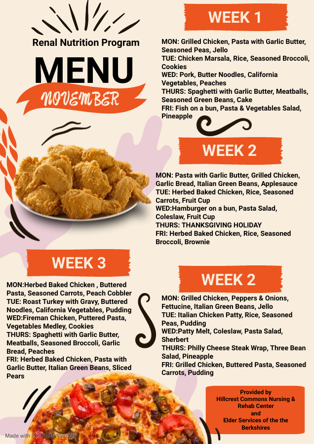 Nutrition Programs - Elder Services of Berkshire County Inc.